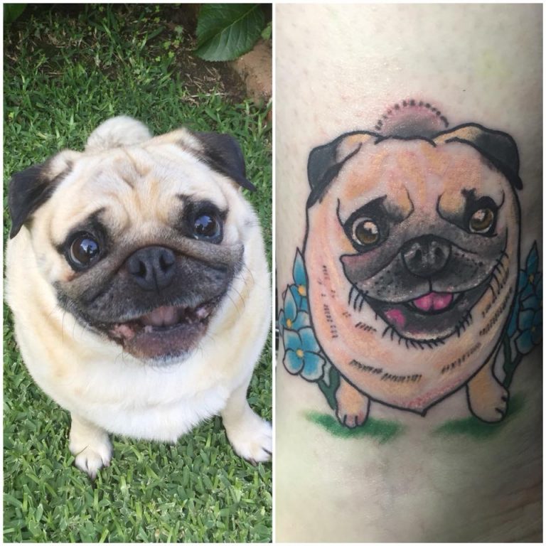 The 12 Coolest Pug Tattoo Designs In The World