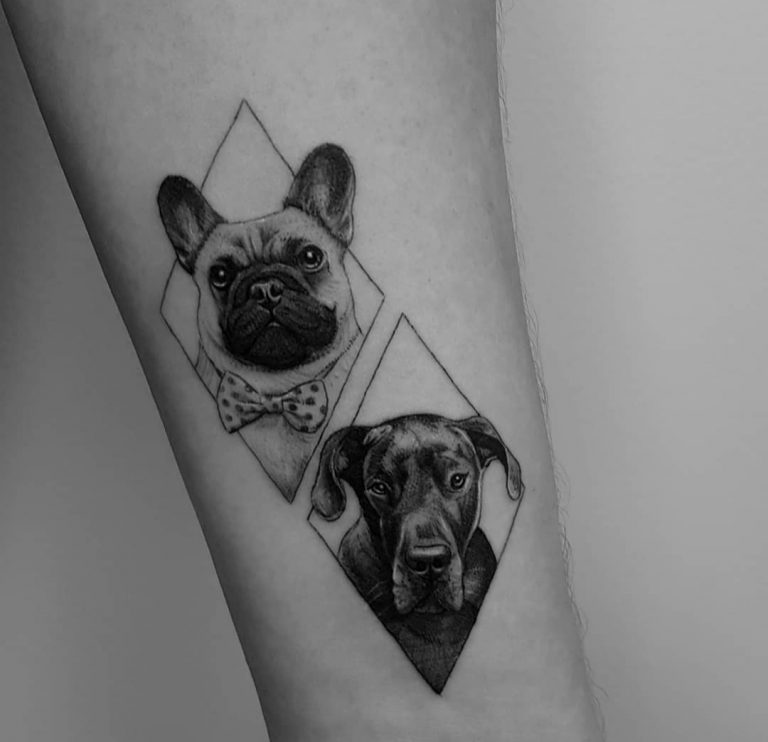 15 Great Dane Tattoo Ideas - BuzzSharer.com